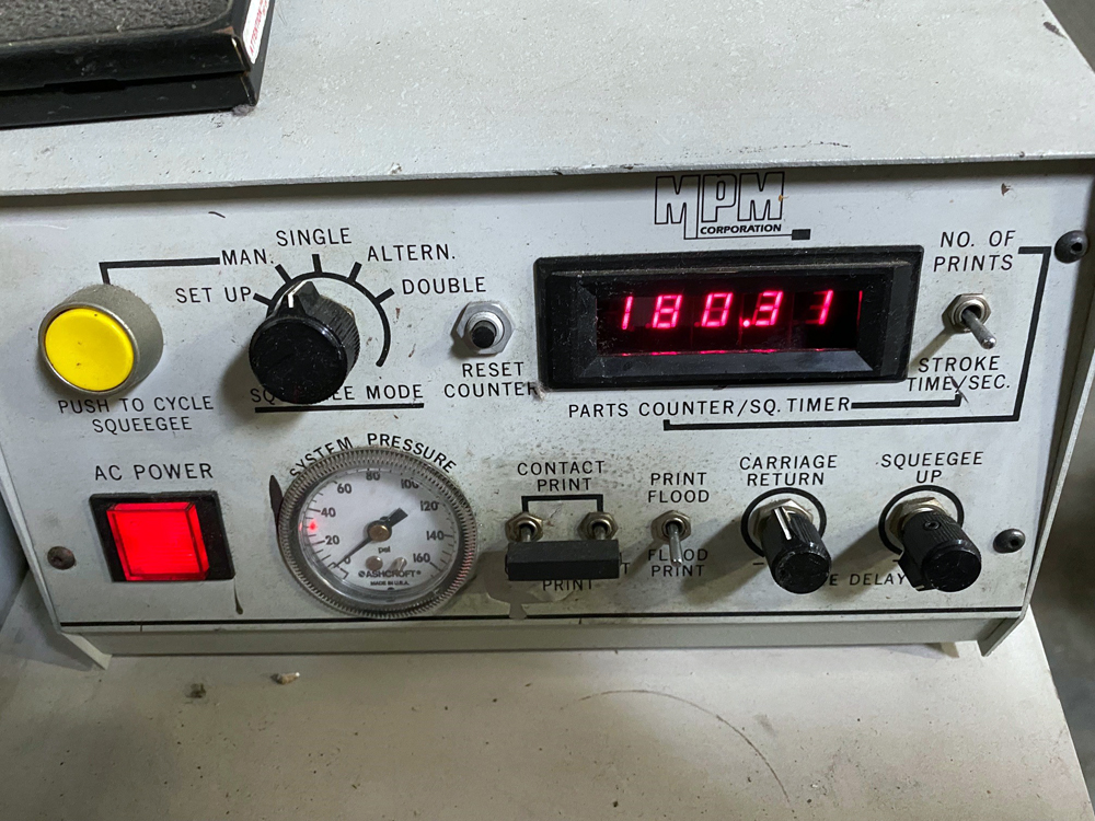 MPM TF-100 Screen Printer, Used Quality Semiconductor. LTCC, MLCC, SMT ...