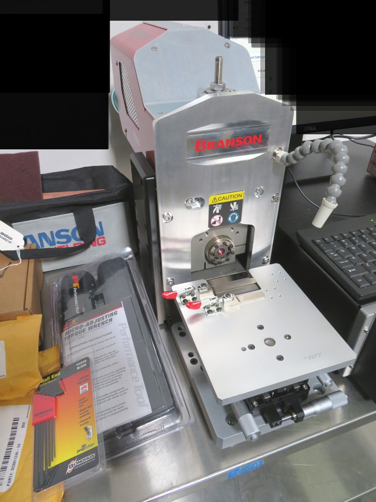 Branson Ultrasonic MWX100 Spot Welder w/ VersGraphiX SP40:0.8 ...