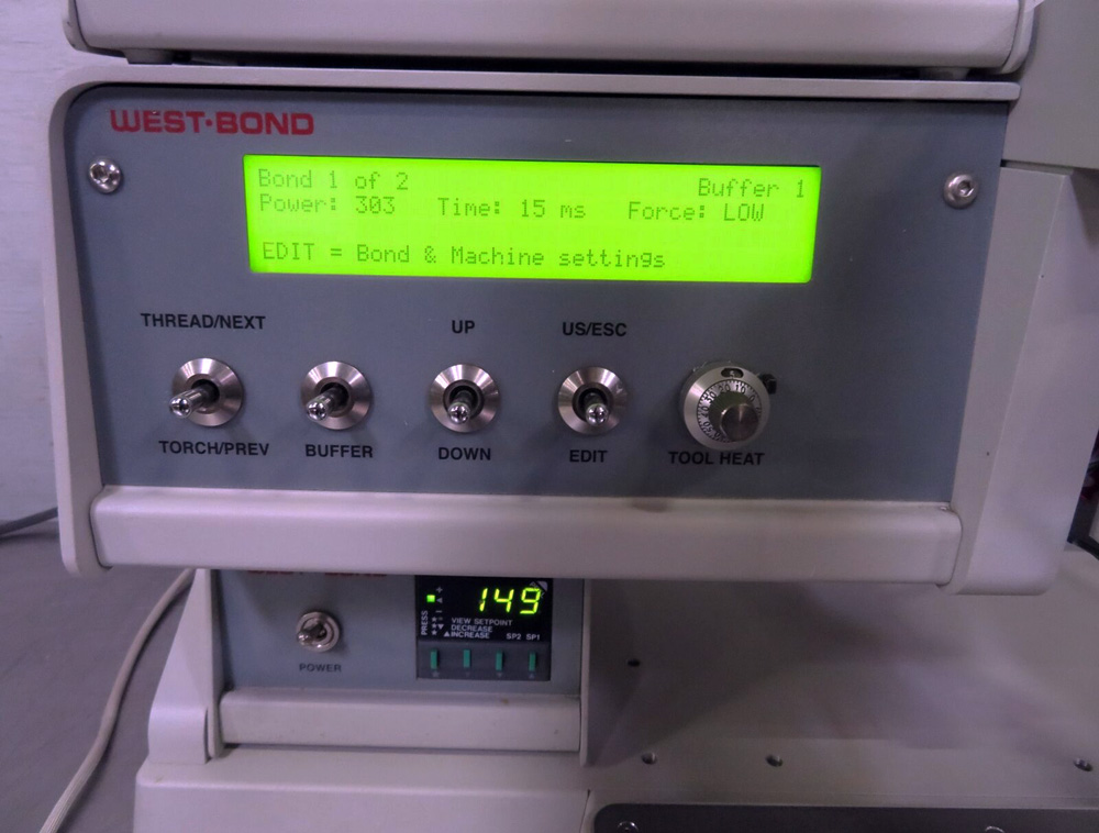 West-Bond 7730E High Frequency Manual Gold Ball Wire Bonder, Used ...