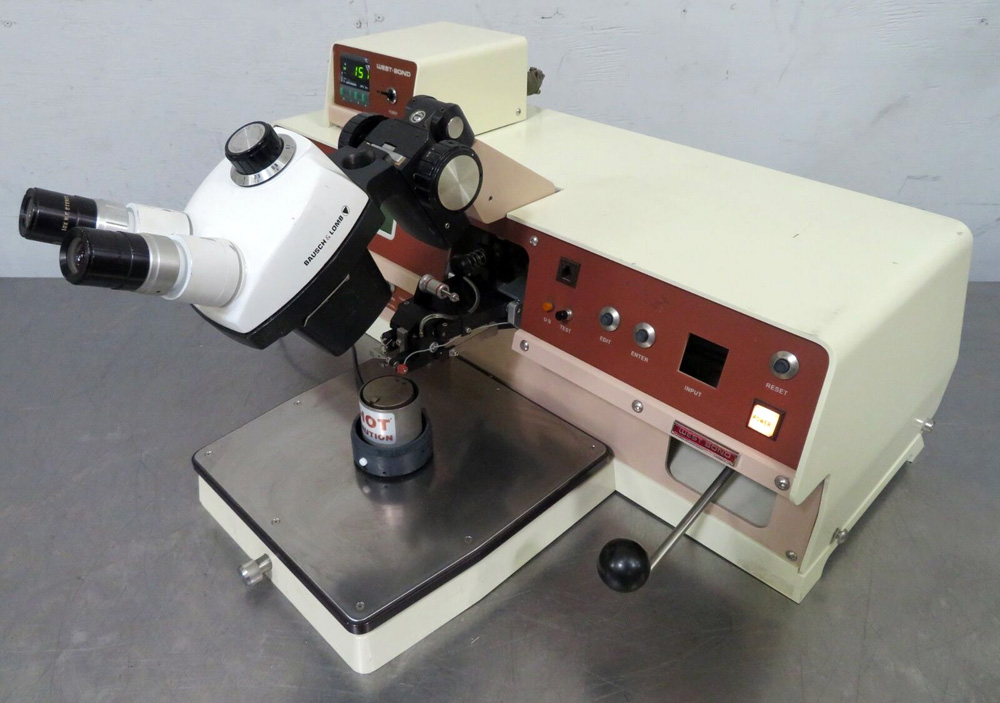 West-Bond 7700B Gold Ball Wire Bonder, Used Quality Semiconductor LTCC ...