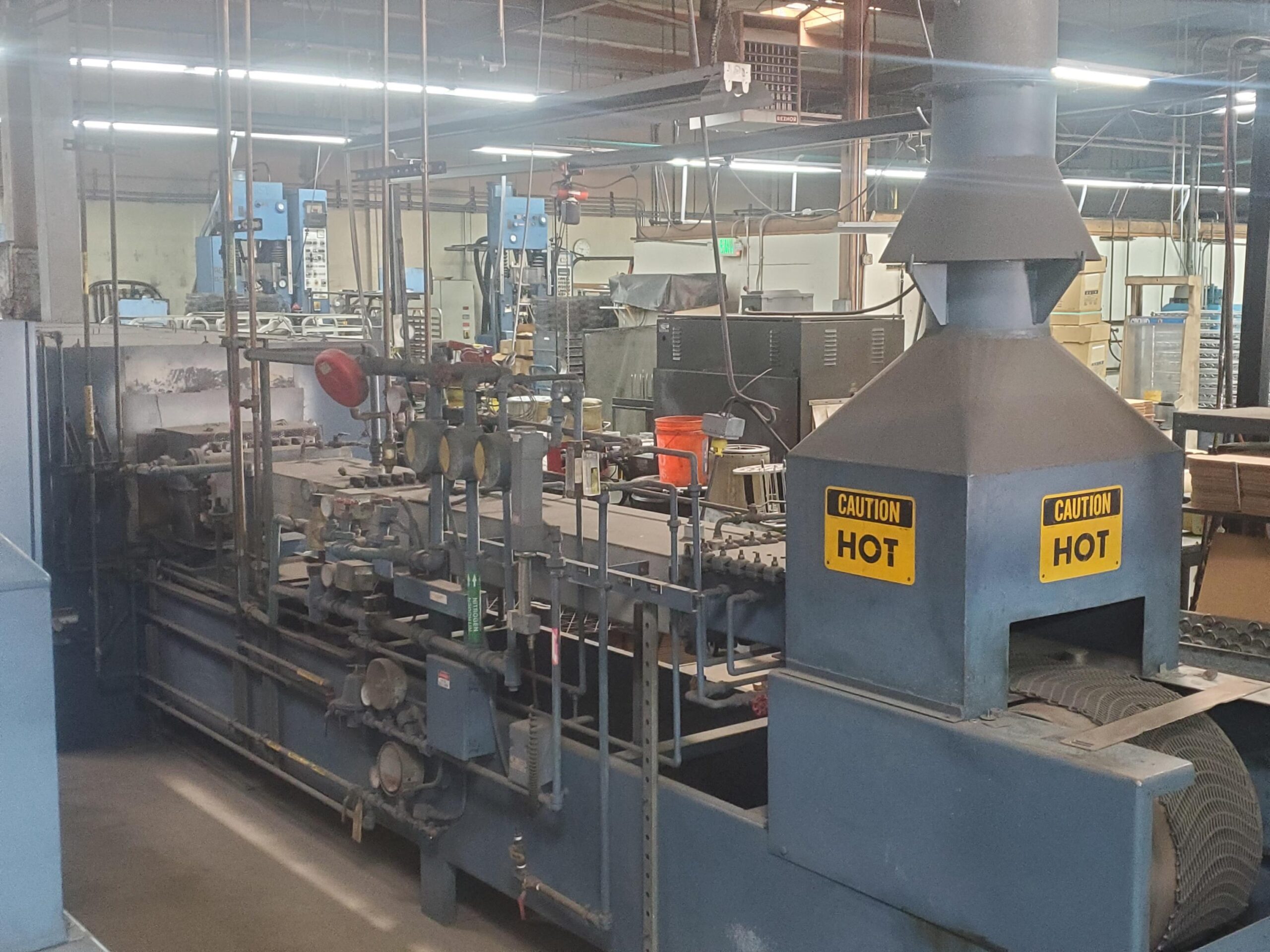 CI Hayes Model BAC-M-041284-60PHM Conveyor Belt Sintering Furnace, Used ...